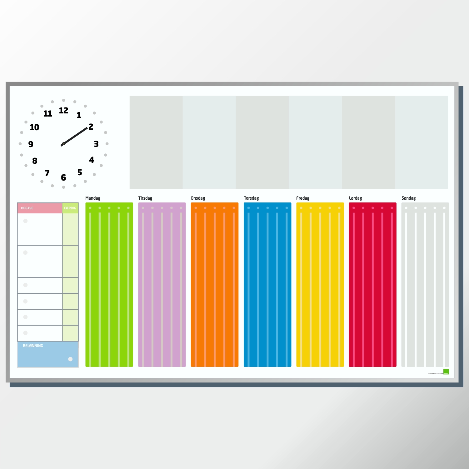 Familie Tavle 150x100 cm - Tavler og ure - Robust Hjælpemidler ApS